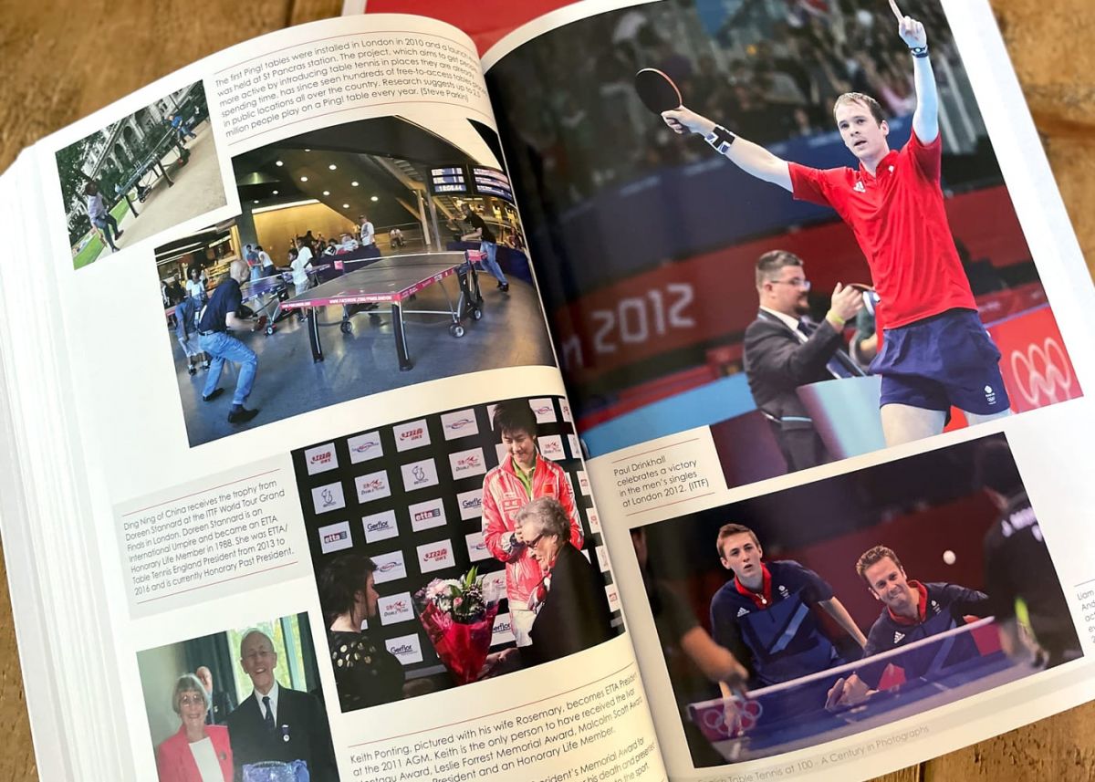 100 years of English Table Tennis : Bluegreen Design Consultants Ltd